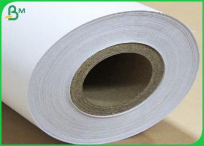 중국 코팅되지 않은 92 밝은 흰색 플로터 용지 2'' 코어 80GSM 30'' x 150' 판매용
