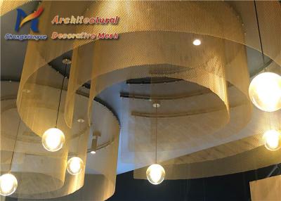 China La pañería de la bobina del restaurante enreda el alambre 1.0m m de aluminio Mesh Panels de 6m m en venta