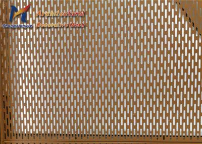 China Bladen van het voorgevel Decoratieve Geperforeerde Metaal 2440mm 1220mm Priknetwerk Te koop