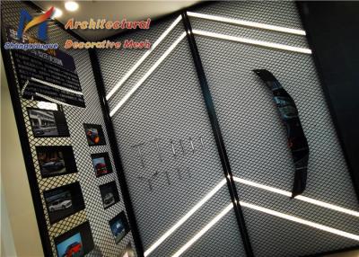 Cina Tabellone ampliato decorativo nero laccato di Mesh Bmw Car Shop Partitions del metallo in vendita