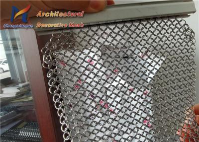 China Cortinas transparentes Ring Partitions Booth Fence decorativo do elo de corrente do metal de 1mm à venda