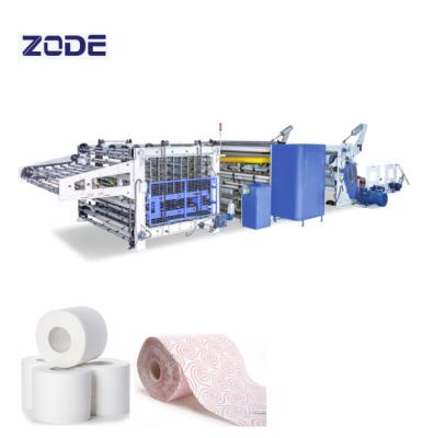 China Pare não 3plys 250M/Min Toilet Paper Rewinding Machine à venda