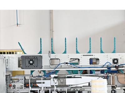 Cina LDPE che avvolge macchina del rotolo della carta igienica di HMI del rotolo Dia9.8» in vendita