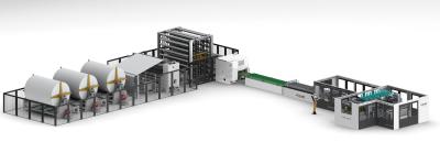 China máquina de embalagem 18KW do tecido de banheiro das pistas do comprimento 3 de 300mm à venda