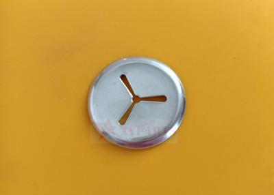 Chine type rond de diamètre de 38mm agrafes de vitesse d'isolation d'acier inoxydable avec 3 fentes à vendre