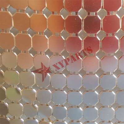 Κίνα 45x150cm Ύφασμα Αλουμινίου Flakes Χρυσό Χρώμα Για Διακόσμηση προς πώληση