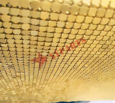 45x150cm Ύφασμα Αλουμινίου Flakes Χρυσό Χρώμα Για Διακόσμηση