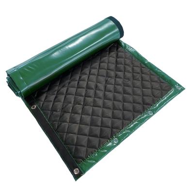 China Litong Construction Site Sound Blankets Sound Insulation Vinyl Barrier Sound Absorption Blanket for sale