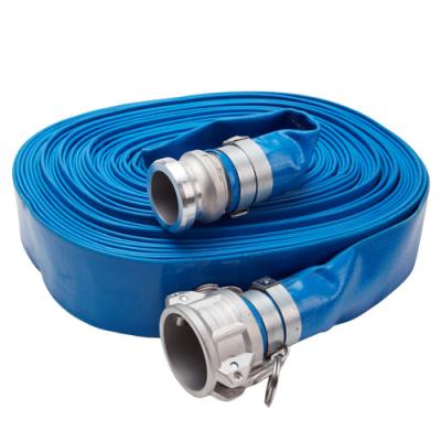 China Litong Agriculture Farm 20Inch Irrigation Fire Hose PVC Layflat Hose Irrigation Hoses for sale