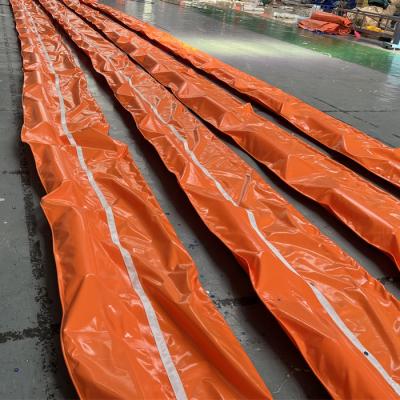 China Litong Wholesale PVC Floating Oil Spill Absorbent Emergency Sea Absorbent Oil Containment Boom for sale