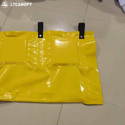 China Litong Protect Ocean Prevent Fuel Oil Spills Containment Solution Pvc Floating Fence Boom Silt Curtain for sale
