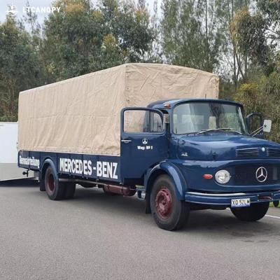 China Litong High Tensile Strength Khaki 1000d Pvc Tarpaulin Truck Cover for sale