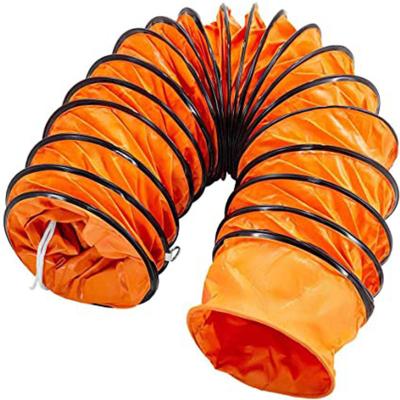 China Litong Flame Retardant Best 10" 12" Flexible PVC Air Duct Hose Pvc Fabric for Ducting China Manufacturer for sale