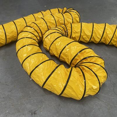 China Litong PVC air Ventilation Flexible Duct Hose Wholesale Pvc Fabric Spiral Duct Auger-type Flexible air Duct Hose for sale