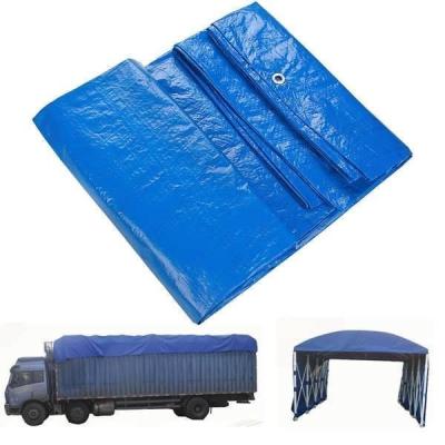 China Litong Custom Commercial Heavy Duty Blue Canvas Truck Tarpaulin Cover Printed Tarps Tarpaulin Canvas for sale
