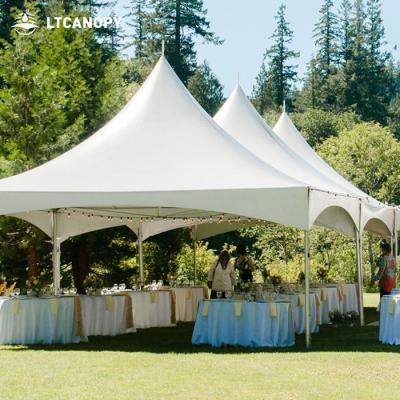 China Litong High Tensile Strength Outdoor Waterproof Pvc Cover Tarp Antil-UV Pagoda Tent Canopy Tent for Event for sale