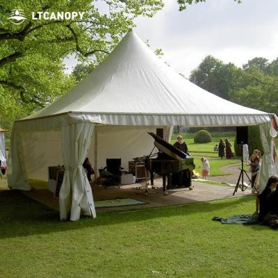 China Litong Hot New Promotional PVC Canopy Tensile Fabric Stretch Pvc Tent Fabric Pagoda Tent Outdoor for sale