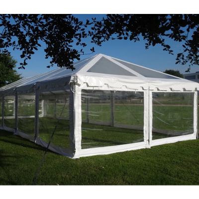 China Litong High Tensile Strength White Pvc Tarp Event Tents Outdoor Wedding Party 20x40 with Side Curtain for sale