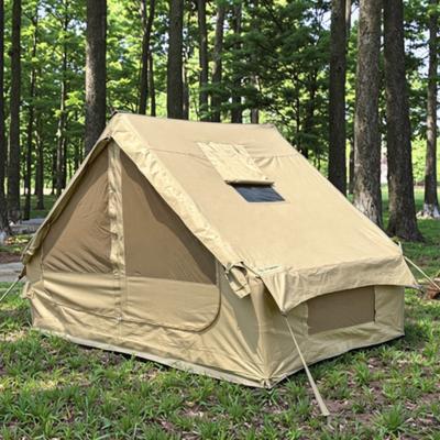 China Litong Durable 600D Oxford Fabric Canvas Tent Inflatable Cabin Tent for Camping for sale