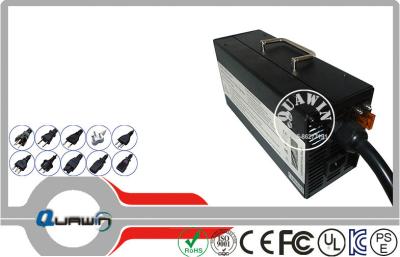 Cina Caricabatteria elettrico del nero del polimero del litio dello Li-Ione, 29.4v 21A in vendita