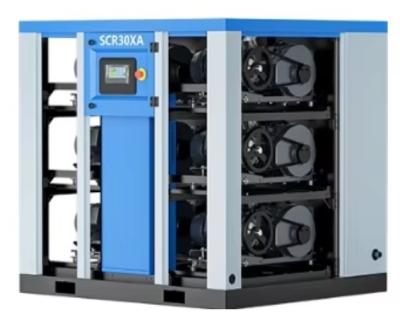 China Hoogdruk 300 kW tweestaps scroll micro-olie schroef luchtcompressor met touchscreen control core motor component Te koop
