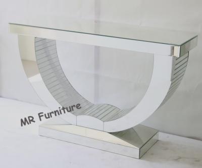 Cina Base del MDF di dimensione rispecchiata vetro professionale delle tabelle di console 105 * 38 * 76cm in vendita