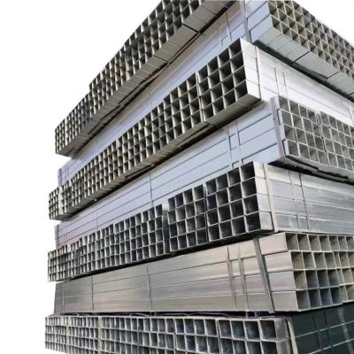 Cina Tubo quadrato in ferro zincato da 6 mm Tubo rettangolare zincato C45 Q215 in vendita