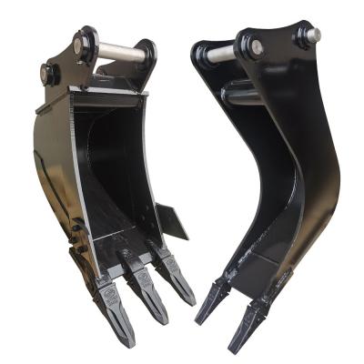 China Mini Excavator Accessories Promotional Heavy Duty Drainage Bucket Cable Ditching Trench Buckets for sale