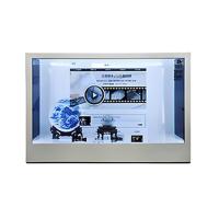 Quality FCC Transparent LCD Advertising Interactive Translucent Lcd Box for sale