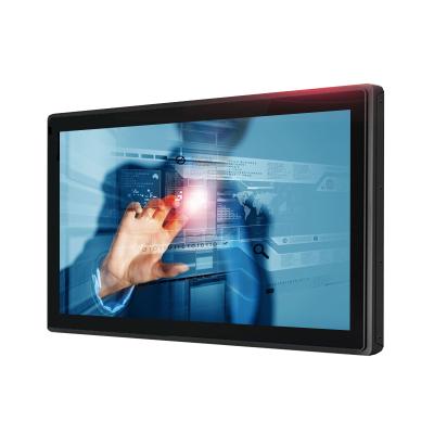 China 12.1 Inch Embedded Fanless Computer Waterproof Touch Screen IP65 Fully enclosed aluminum capacitive industrial all-in-one computer for sale