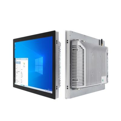 China 21.5 Inch Capacitive Touch Screen Panel Pc With Win10 Ip65 Waterproof Vesa Mount Embedded LCD industrial panel PCs for sale
