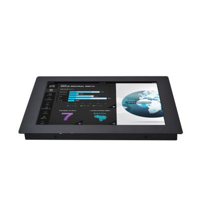 China 24 pulgadas Alto brillo 1000nits LCD USB DVI Legible a la luz del sol Embedded Industrial Open Frame Monitor táctil 1000nits Legible a la luz del sol en venta