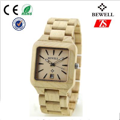 Cina Orologio di legno di Bewell in vendita