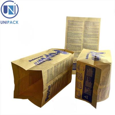 China fluorine-free recycled oil proof Food Packaging Kraft Bags Microwave popcorn paper bag for sale