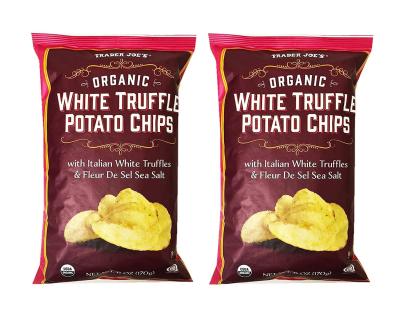 China Custom Printed three Side Seal Plastic Potato Chips Bag PET Material for sale
