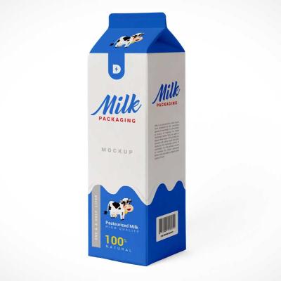Cina UNIPACK Package Milk And Juice Brick Paper Juice Box Laminated Milk Fruit Juice in vendita