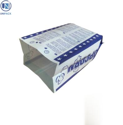 China UPMPW-001 Kraft Paper Pouch Food Logo Custom Printing Microwave Popcorn Paper Bag for sale
