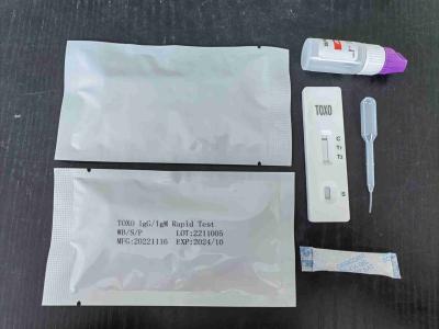Cina kit di test rapido TOXO IgG IgM per sangue intero umano con prestazioni eccellenti in vendita