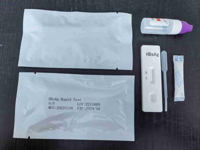 Cina Kit per test rapido HBsAg di campioni di siero o plasma umano Oro colloidale in vendita