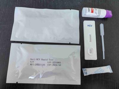 Cina Kit di test rapido immunocromatografico anti HCV per il rilevamento qualitativo in vendita