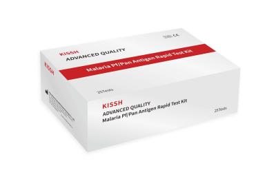 Cina Malaria Pf/Pan Ag Rapid Test Kit 25Test/Kit Campione di sangue intero in plastica in vendita