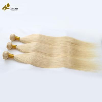 중국 원시 613 인도 원시 머리카락 저렴한 가격 613 큐티컬 정렬 된 머리카락 613 금발 머리 묶음 판매용