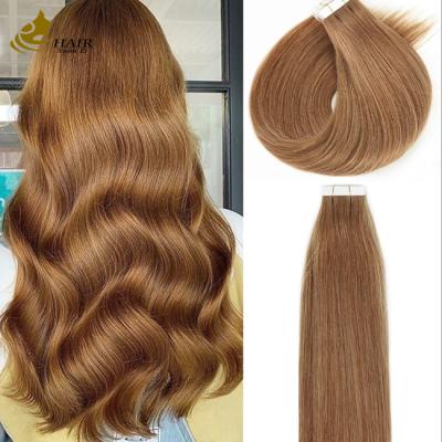 Cina #30 Colore Capelli Lisci Vergini Tape In Extension Capelli Umani Per Donna in vendita