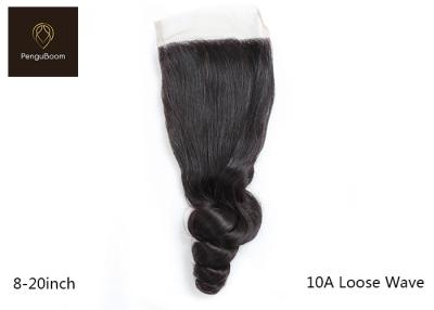Cina 20.32cm Wave sciolto a 8 pollici Remy Human Hair Closure Environmental amichevole in vendita