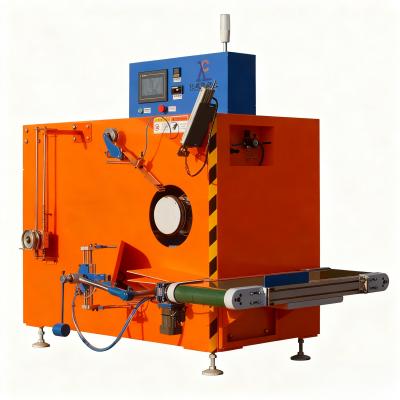 China Automatic 500MM PP Band Strapping Machine with High Output, Stable Operation and 1 Year Warranty for Industrial Packaging for sale
