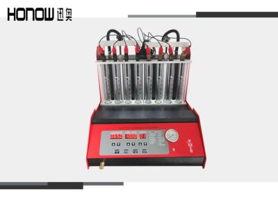 Cina Velocità di rotazione ultrasonica dei cilindri 0-10000rpm del tester e del pulitore 8 dell'iniettore di combustibile dell'automobile in vendita