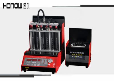 Cina Tester automatico dell'iniettore di combustibile di 6 cilindri ed alimentazione in ingresso di entrata più pulita di sistema diagnostico 250W in vendita