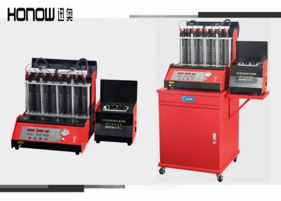 Cina Tempo regolabile ultrasonico automobilistico dei cilindri del tester e del pulitore 8 dell'iniettore di combustibile in vendita