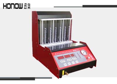 Cina Macchina automatica del tester del pulitore dell'iniettore di combustibile con il cilindro 110V/220V dell'esposizione di LED 6 in vendita