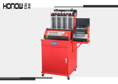 Cina Tester dell'iniettore di combustibile di 8 cilindri e pulitore, macchina di pulizia dell'iniettore dell'automobile in vendita